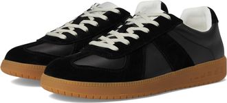 Steve Madden Dixon Herren-Sneaker, Schwarz Leder, 46 EU