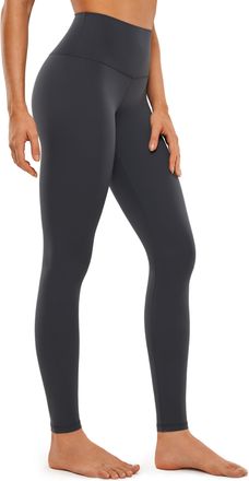 CRZ YOGA Butterluxe Damen Extra-Lang Sport Leggings - 78cm High Waist Blickdicht Sporthose Yoga Hosen Buttery Soft Gym Laufhose Mysteriöses Grau 38