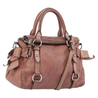 Miu Miu Sac &agrave; main Pre-owned - Femme - Pre-owned - Rose - Taille: ONE Size
