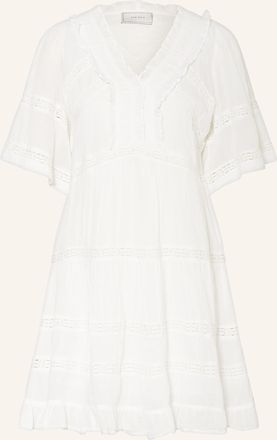 Neo Noir Neo Noir Kleid Milene Mit Spitze Und R&uuml;schen weiss