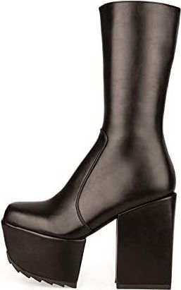 Lamoda Midnight Hour Platform Knee High Boots, EU 39