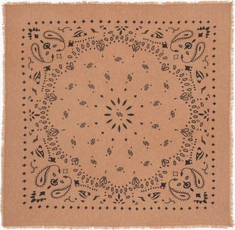 Kujten Grand bandana cachemire imprim&eacute; - Grand Bandana Hachiko