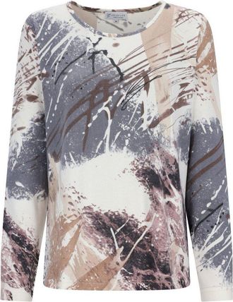 Hajo Langarmshirt Strickshirt Blouson Style Soft Touch