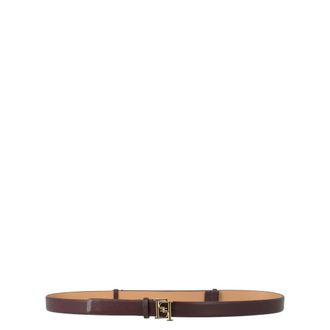 Elisabetta Franchi Femme, Accessoires, Brun, Taille: XL Ceinture en cuir