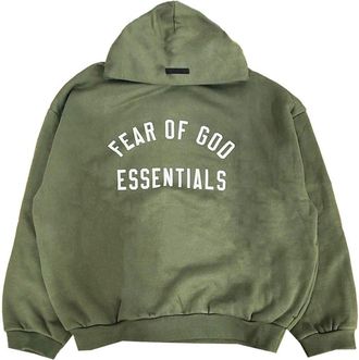 Fear of God Hoodie aus Fleece - Grün