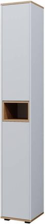 Vicco Badschrank Weiß/Artisan Didi 30x192x30 cm - Der Wäscheschrank, Unterschrank- und Hängeschrank-Kombination