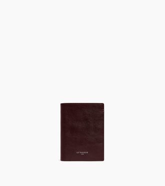 Le Tanneur Portefeuille vertical zipp&eacute; Lucien en cuir huil&eacute;