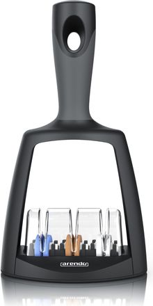 Arendo Messersch&auml;rfer - Keramik Diamant Schleifmittel - 3 Schritte Schleifprozess - grob mittel fein - Vorschliff Zwischenschliff Feinschliff - Messerschleif