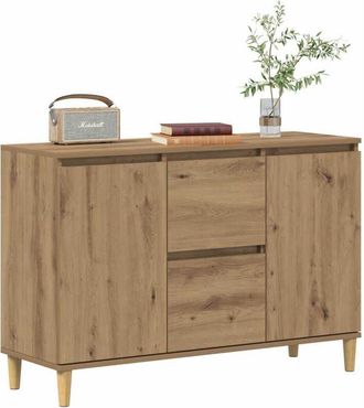 vidaXL Buffet ch&ecirc;ne artisanal 102x35x70 cm bois ding&eacute;nierie - Vidaxl