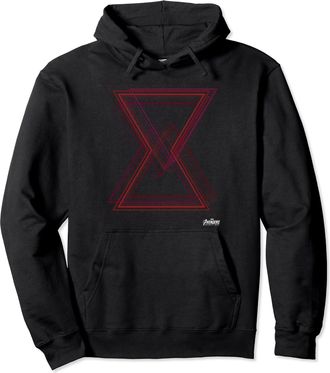 MARVEL Avengers: Infinity War Black Widow Geometric Logo Pullover Hoodie