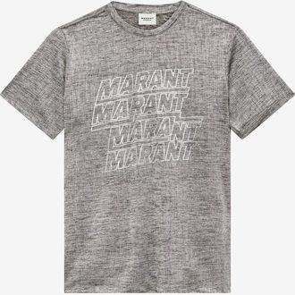 Isabel Marant T-shirt Zoeline - Femme - Gris-argenté - Taille XS - Marant Étoile