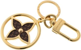 Louis Vuitton unisex, Pre-owned, Jaune, Taille: ONE Size Porte-cl&eacute;s en m&eacute;tal Pre-owned