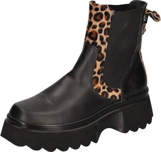 2Go Shoe Company Femme 8252-502 Botte Tendance, Noir Cognac, 36 EU