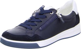 Ara Damen ROM Sneaker, BLAU,Weiss, 38.5 EU