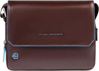 Piquadro Homme, Sacs, Brun, Taille: ONE Size Blue Square Messenger Bag
