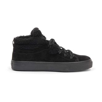 Tod's Sportliche Pelzschuhe - - Shoes - Damen - Schwarzk - 38 EU