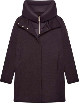 Unity Manteau Au Genou - Rouge Brun