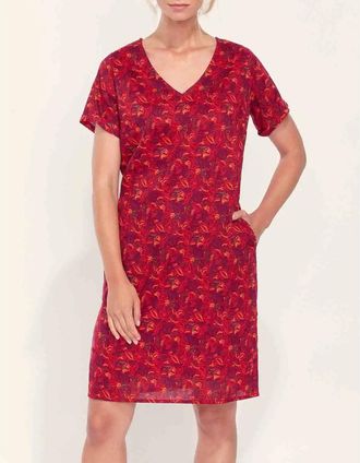 La Fiancée Du Mékong Robe imprimée courte coton bio JALA