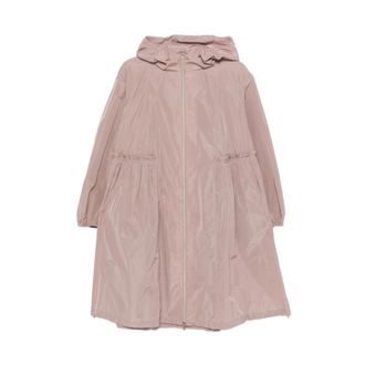 Herno Femme, Manteaux, Rose, Taille: 38 FR Parka &agrave; volants