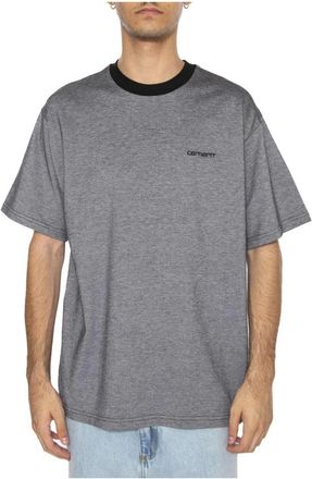 Carhartt Work in Progress Homme, Tops, Noir, Taille: M Crew Neck T-Shirt