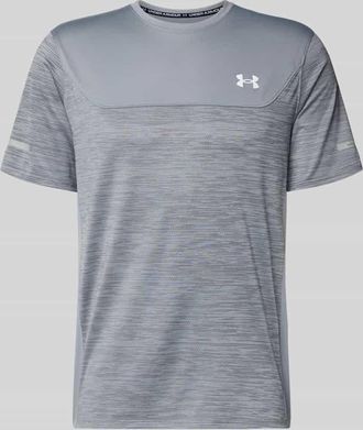 Under Armour Funktionsshirt mit Logo und Rundhalsausschnitt