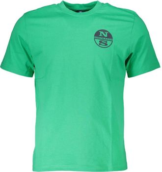 North Sails Kurz&auml;rmeliges T-Shirt mit Rundhalsausschnitt - - Tops - Herren - Gr&uuml;n - M