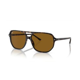 Ray-Ban unisex, Accessoires, Brun, Taille: 57 MM Lunettes de Soleil Bill One Design Minimaliste