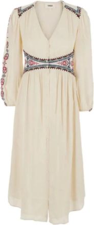 BA&SH Femme, Robes, Beige, Taille: 40 FR Dress Tina