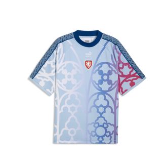 Puma Maillot de football KING PUMA x R&Eacute;PUBLIQUE TCH&Egrave;QUE x SALEHE BEMBURY Homme, Accessoires, Bleu, L