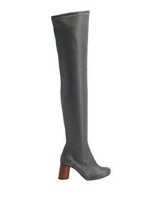 8 by YOOX STRETCH GLOVE LEATHER OVER-THE-KNEE BOOTS