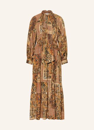 BA&SH Ba&Sh Schluppenkleid Pierta Mit Glitzergarn gelb