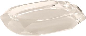 Gedy Chanelle Seifenschale, Harz, Beige, 7,8 x 12 x 2,8 cm