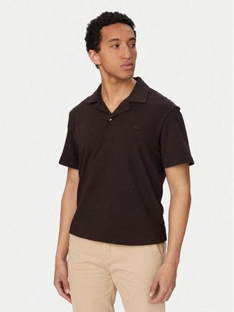 Lacoste Poloshirt DH1969 Dunkelbraun Classic Fit