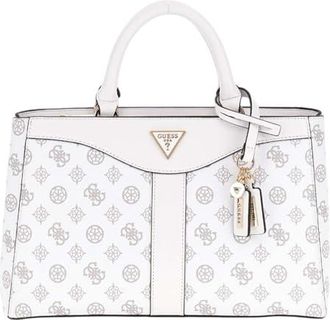 Guess Dorys Luxury Satchel White Logo