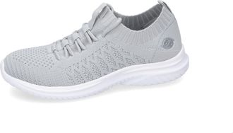 Dockers by Gerli Damen Low-Top Sneaker, Frauen Halbschuhe,Strassenschuhe,Sportschuhe,Freizeitschuhe,Turnschuhe,Laufschuhe,hellgrau,42 EU