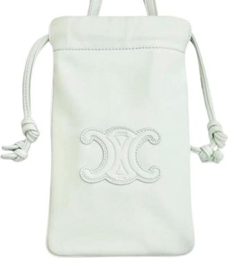 Celine Pre-owned Vintage Mini Pouch Shoulder Bag - Femme - Pre-owned - Vert - Taille: ONE Size