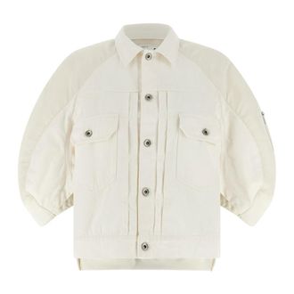 sacai Denim Jackets - - Blouses & Shirts - Damen - Wei&szlig; - L