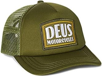 Deus Ex Machina Crimson Trucker Hat - Olive ONE SIZE Olive