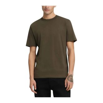 Replay Homme, Tops, Vert, Taille: XL T-shirt en coton &agrave; col rond et manches courtes