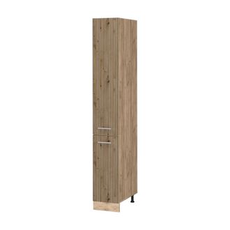 Vicco Apothekerschrank R-Line, Medizinschrank f&uuml;r die K&uuml;che, Artisan-Eiche/Goldkraft Eiche, 30 cm