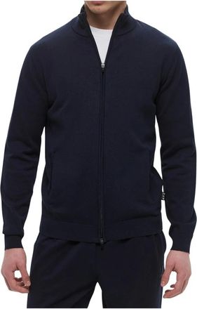 Emporio Armani Emporio Armani Ea7, Homme, Pulls, Bleu, Taille: L Full Zip Sweater