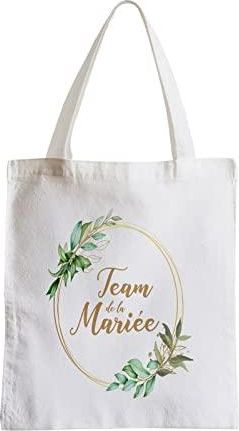 Fabulous Grand Sac Shopping Plage Etudiant Team de la Mariée Mariage Noces Cercle Fleurs