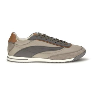 Brunello Cucinelli Baskets en Daim &agrave; Lacets - Homme - Chaussures - Gris - Taille: 44 EU