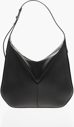 Valextra Textured Leather Shoulder Bag with Zipped Closure Gr&ouml;&szlig;e Unica