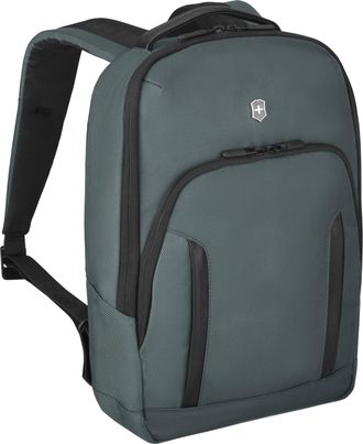 Victorinox by Swiss Army Altmont Professional City Laptop Backpack, 14 Zoll Laptop/Tablet Rucksack, Damen/Herren, 27 x 15 x 40 cm, Grau/Gr&uuml;n
