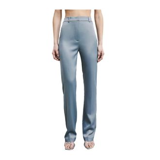 Patrizia Pepe Femme, Pantalons, Gris, Taille: 42 FR Celeste Slim Pant
