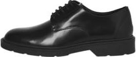 Jack & Jones Homme Jfwdax Noos Chaussures en Cuir avec Dentelle Basses à Lacets, Anthracite, 45 EU