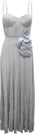 Elisabetta Franchi Femme, Robes, Bleu, Taille: 36 FR Ab-R22-52E2 Dress