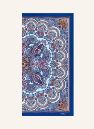 Roeckl Seidentuch Fine Paisley blau