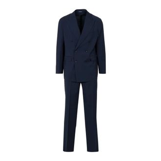 Tagliatore Zweireiher-Anzugset - - Suits - Herren - Blau - XL